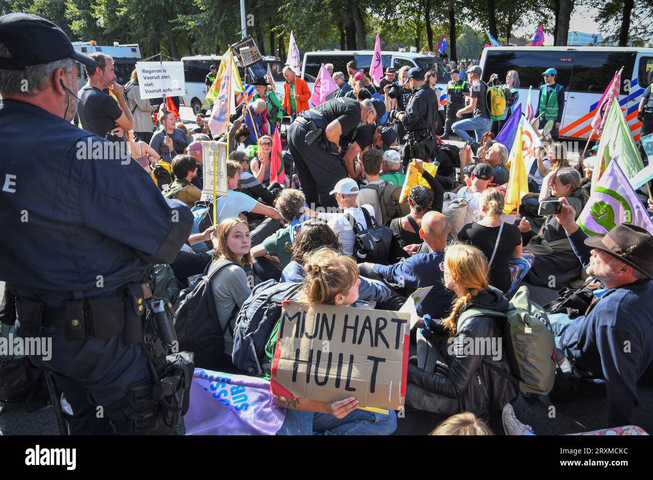 The Hague,The Netherlands,26th september,2023.Extinction rebellion ...