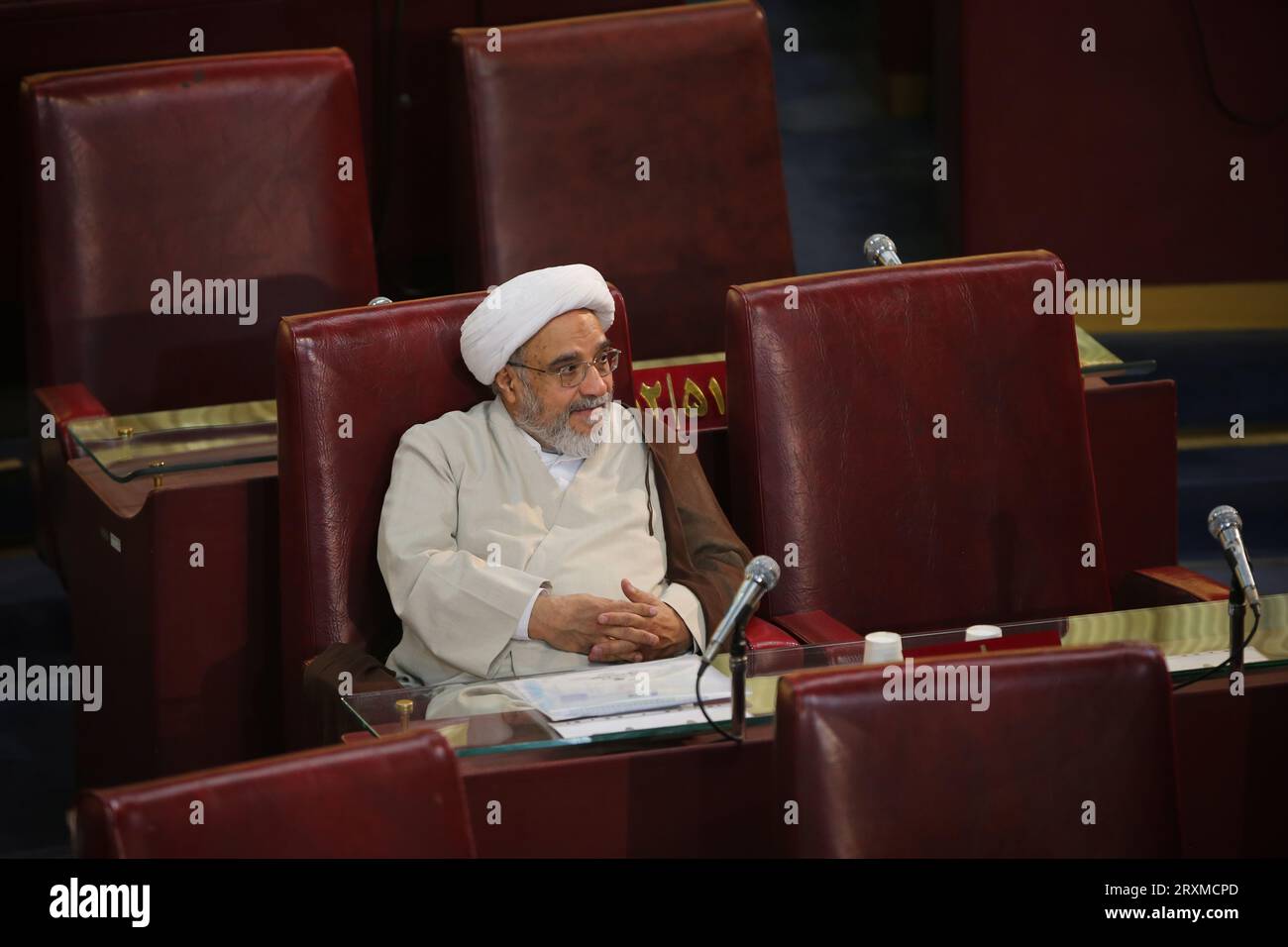 Tehran, Iran. 26th Sep, 2023. A member of the Iranian influential ...