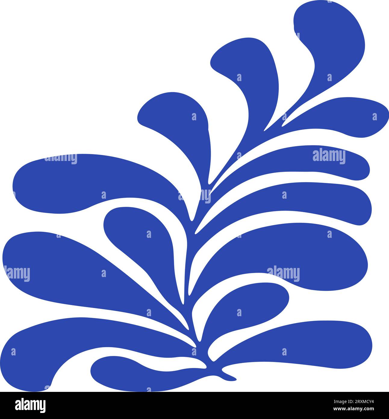 Abstract contemporary collage Matisse inspired, organic shapes ...