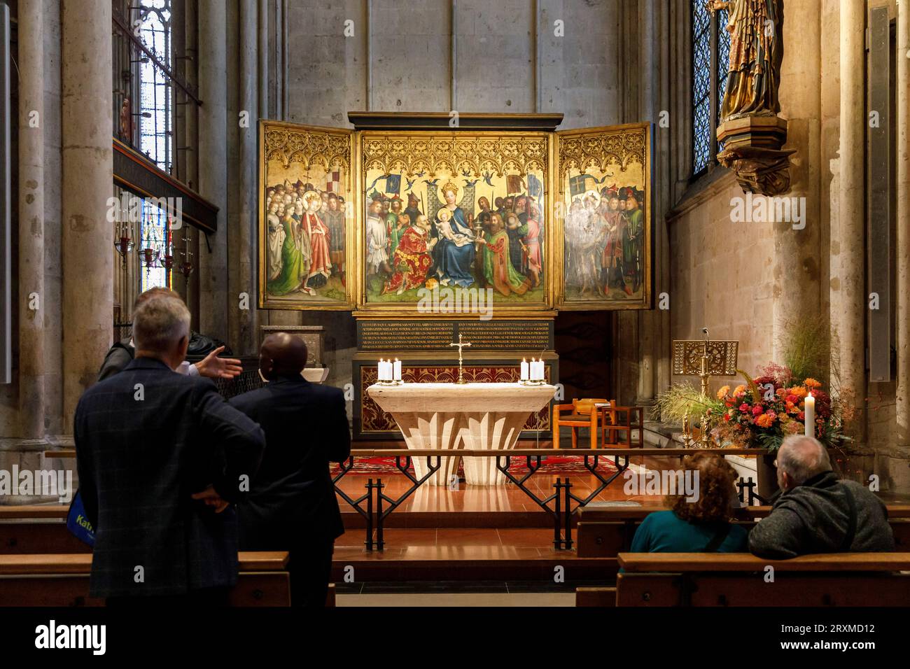 altarpiece of the town patrons in the Lady Chapel of the cathedral ...