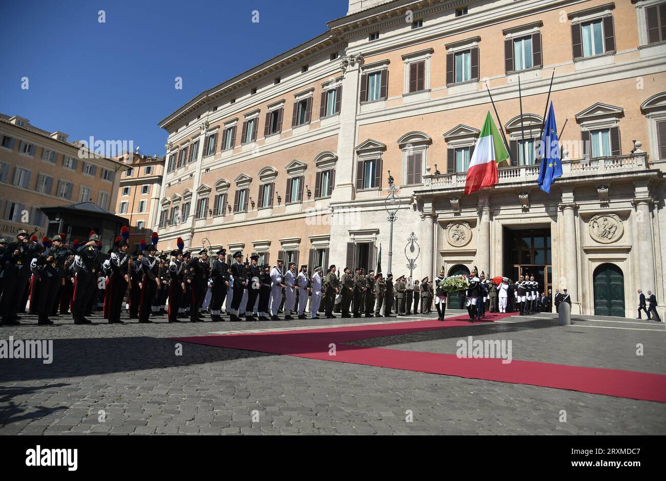 Rome, Italy. 26th Sep, 2023. ROME - Rome 09/26/2023 Piazza Monte ...