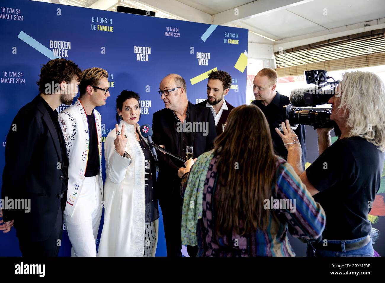 THE HAGUE - The Chabot family during the official announcement of the ...