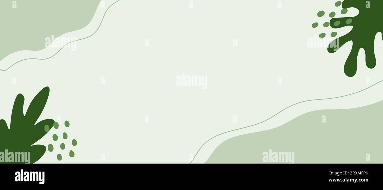 Presentation green creative template. Minimal abstract background with ...