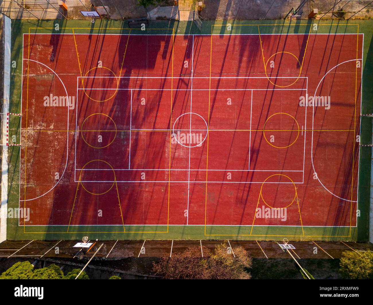 Aerial football field stock hi-res stock photography and images - Alamy