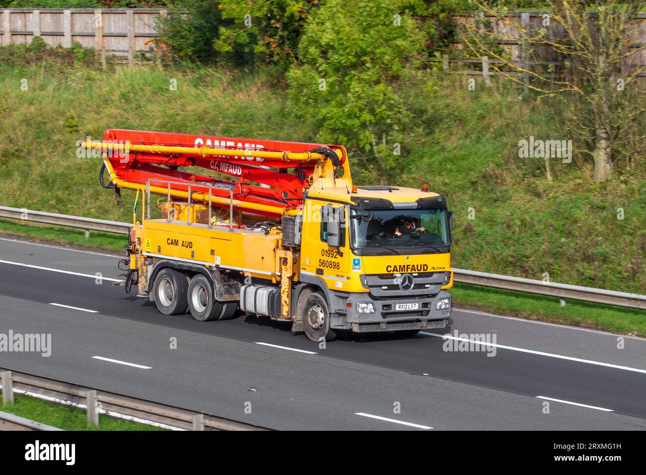 High pressure mobile concrete pump hi-res stock photography and images ...
