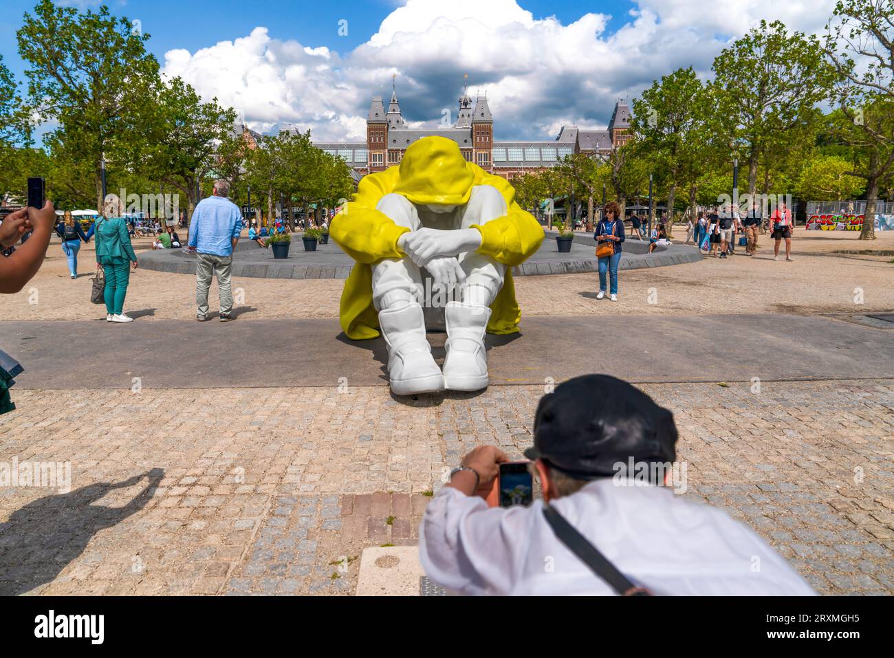 Amsterdam, Netherland - July 20, 2023: The Silent Struggle artwork on ...