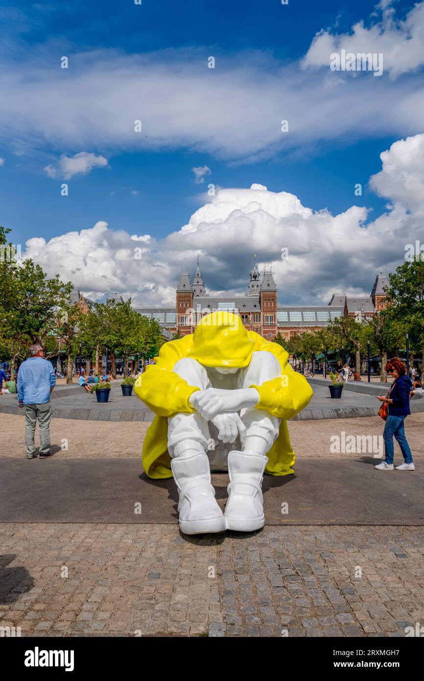 Amsterdam, Netherland - July 20, 2023: The Silent Struggle artwork on ...