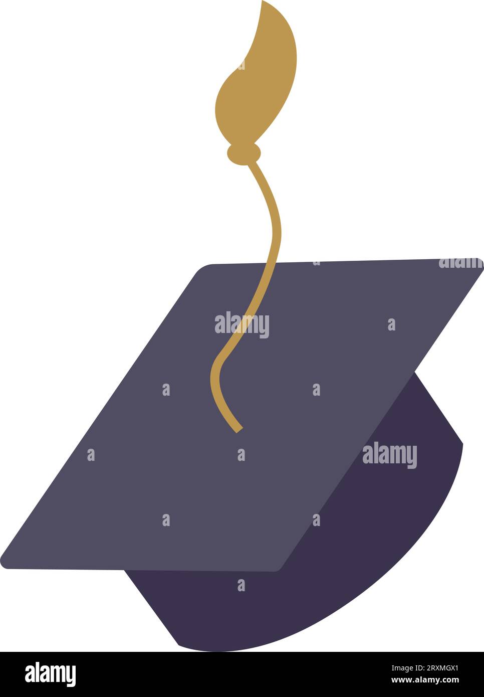 Simple graduation cap. Academic cap. University education hat ...