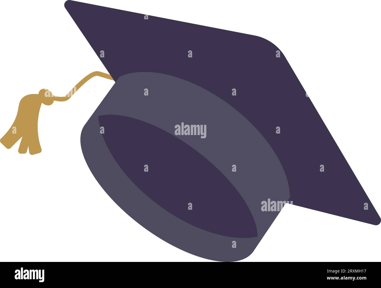 Simple graduation cap. Academic cap. University education hat ...