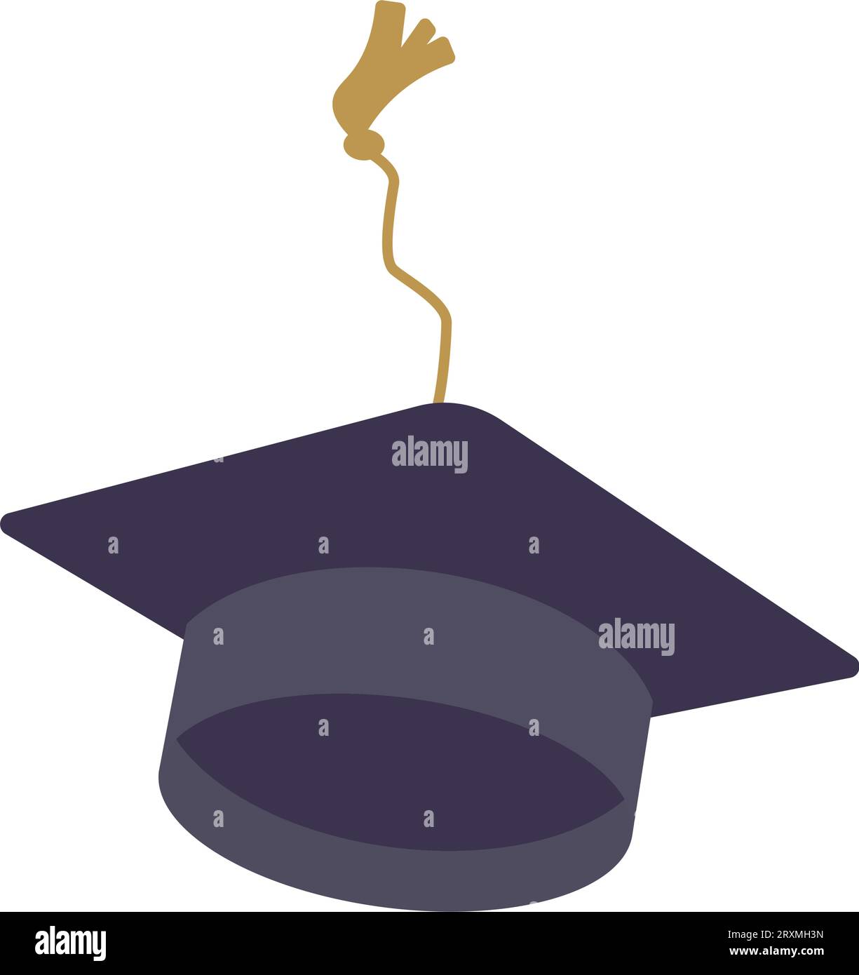 Simple graduation cap. Academic cap. University education hat ...