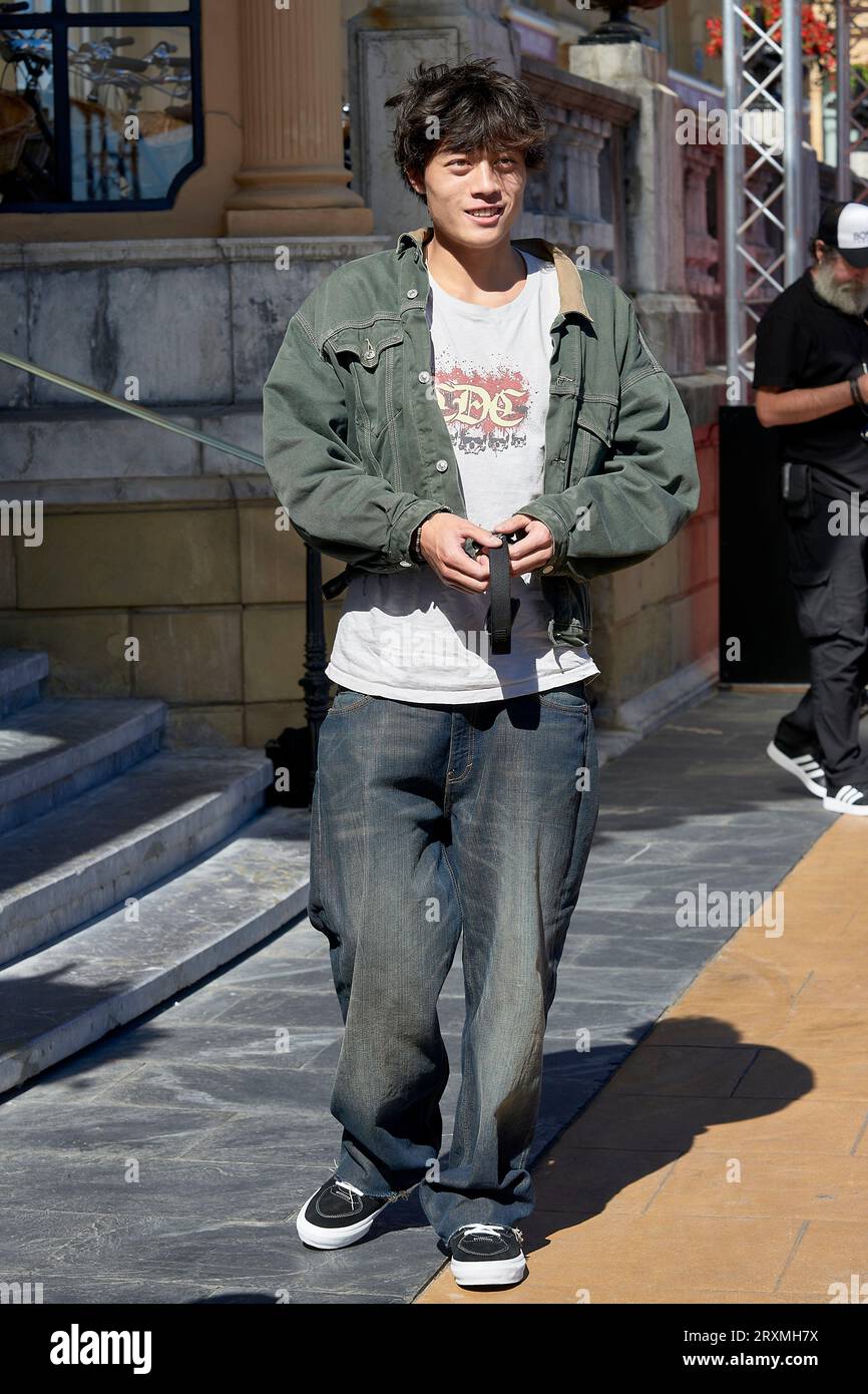 San Sebastian, Spain. 24th Sep, 2023. French actor Matthieu Galloux ...