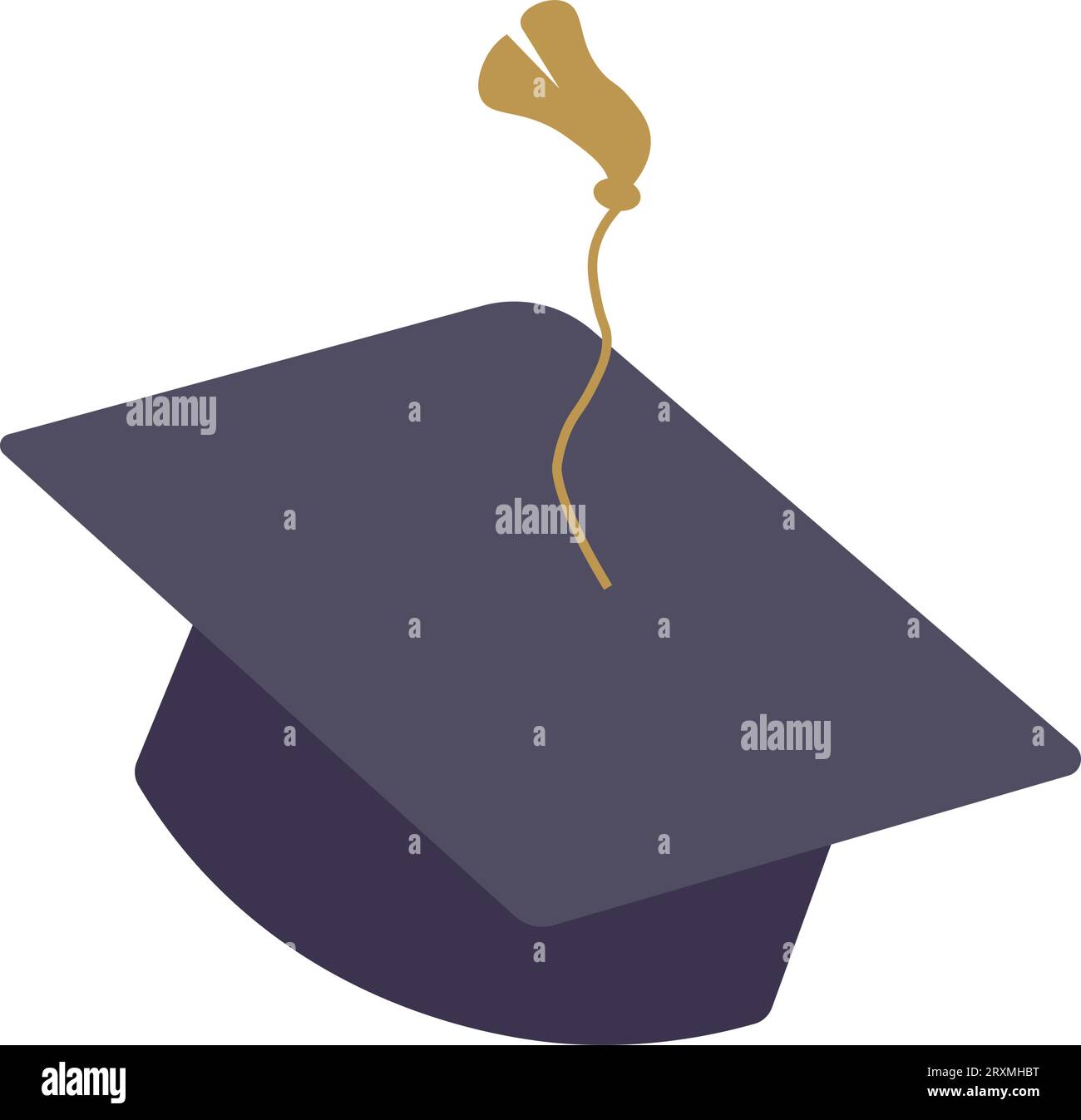 Simple graduation cap. Academic cap. University education hat ...