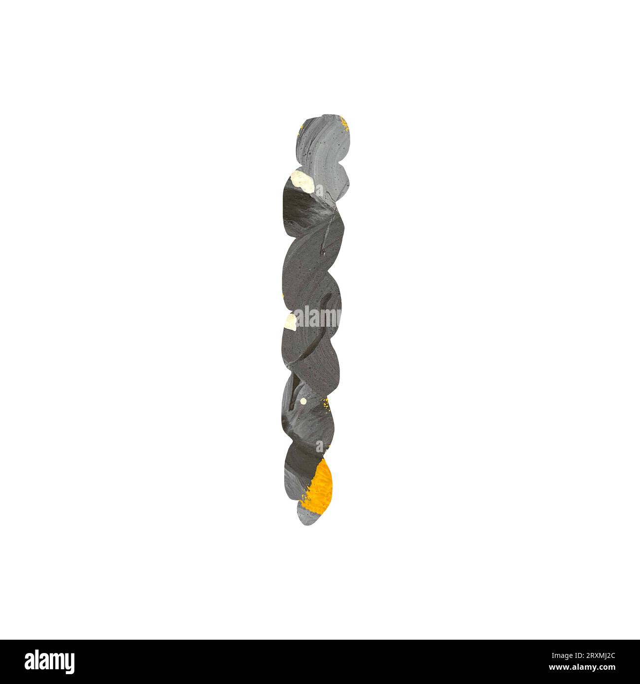 Dividing line cut out hand drawn watercolor Stock Photo - Alamy