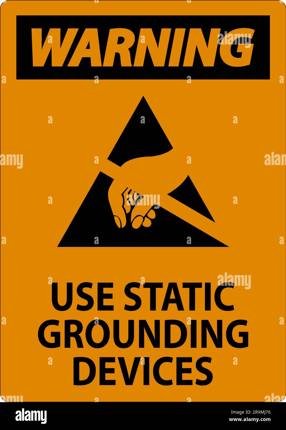 Electrical grounding warning sign hi-res stock photography and images ...