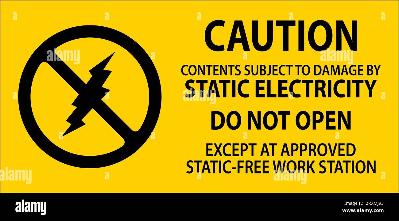 Anti static symbol hi-res stock photography and images - Alamy