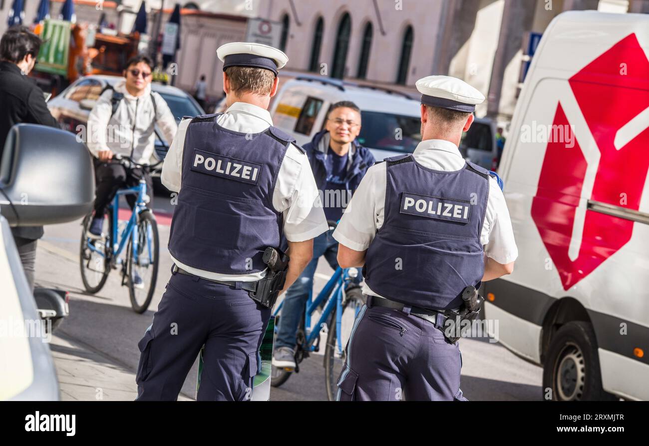 Munich, Bavaria, Germany. 26th Sep, 2023. Under the motto of ''sicher ...
