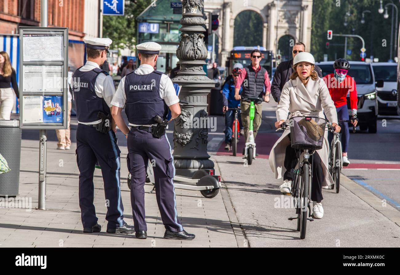Munich, Bavaria, Germany. 26th Sep, 2023. Under the motto of ''sicher ...