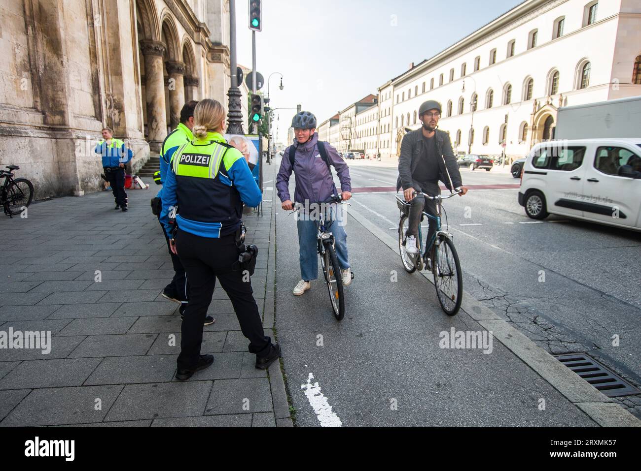 Munich, Bavaria, Germany. 26th Sep, 2023. Under the motto of ''sicher ...
