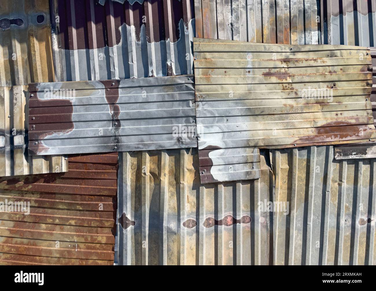 Old galvanized iron material texture, art background Stock Photo - Alamy