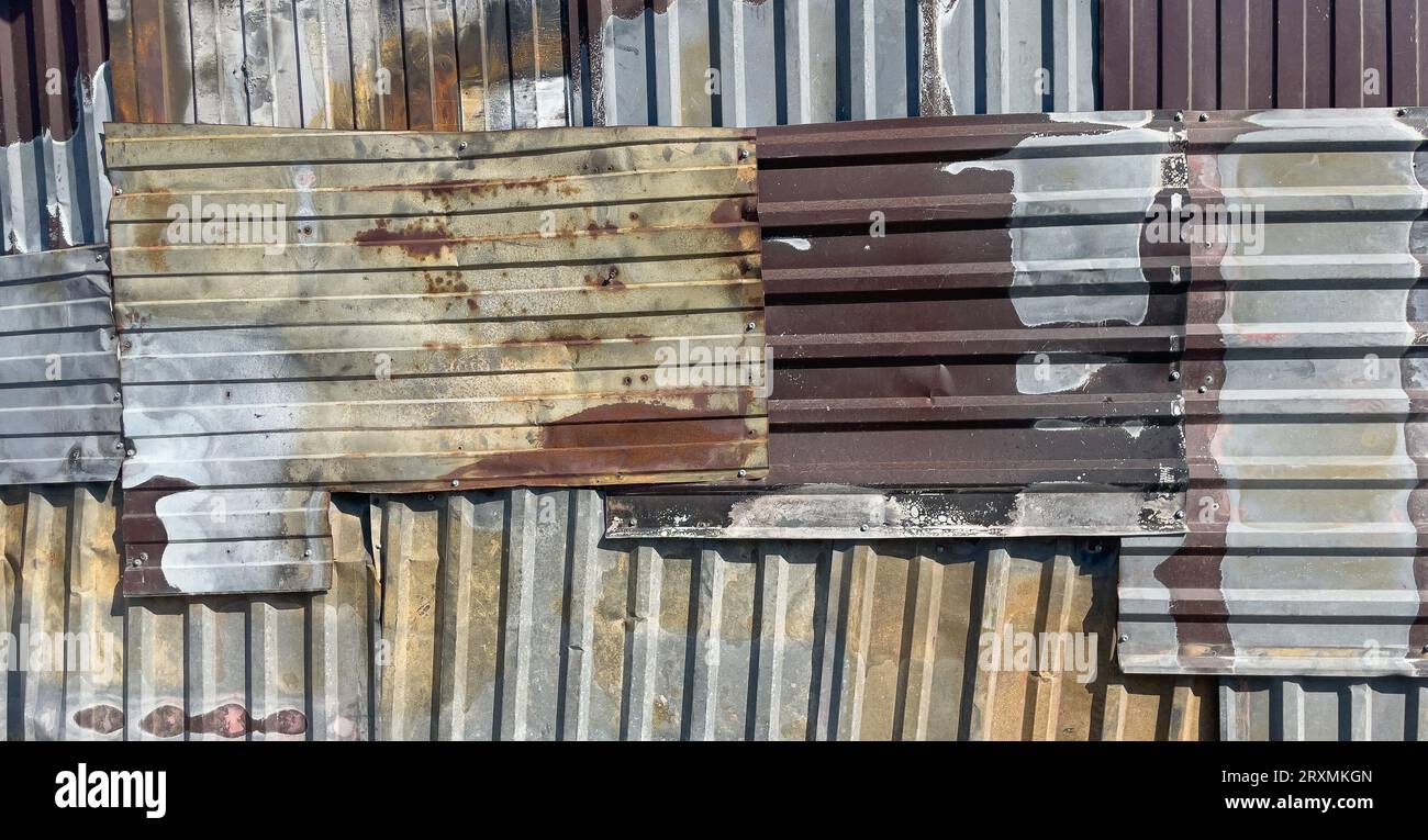 Old galvanized iron material texture, art background Stock Photo - Alamy