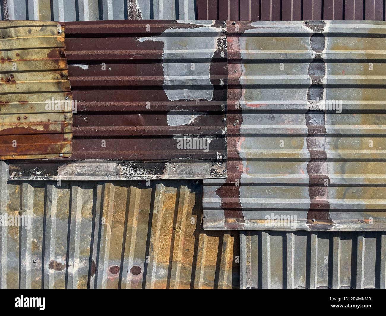 Old galvanized iron material texture, art background Stock Photo - Alamy
