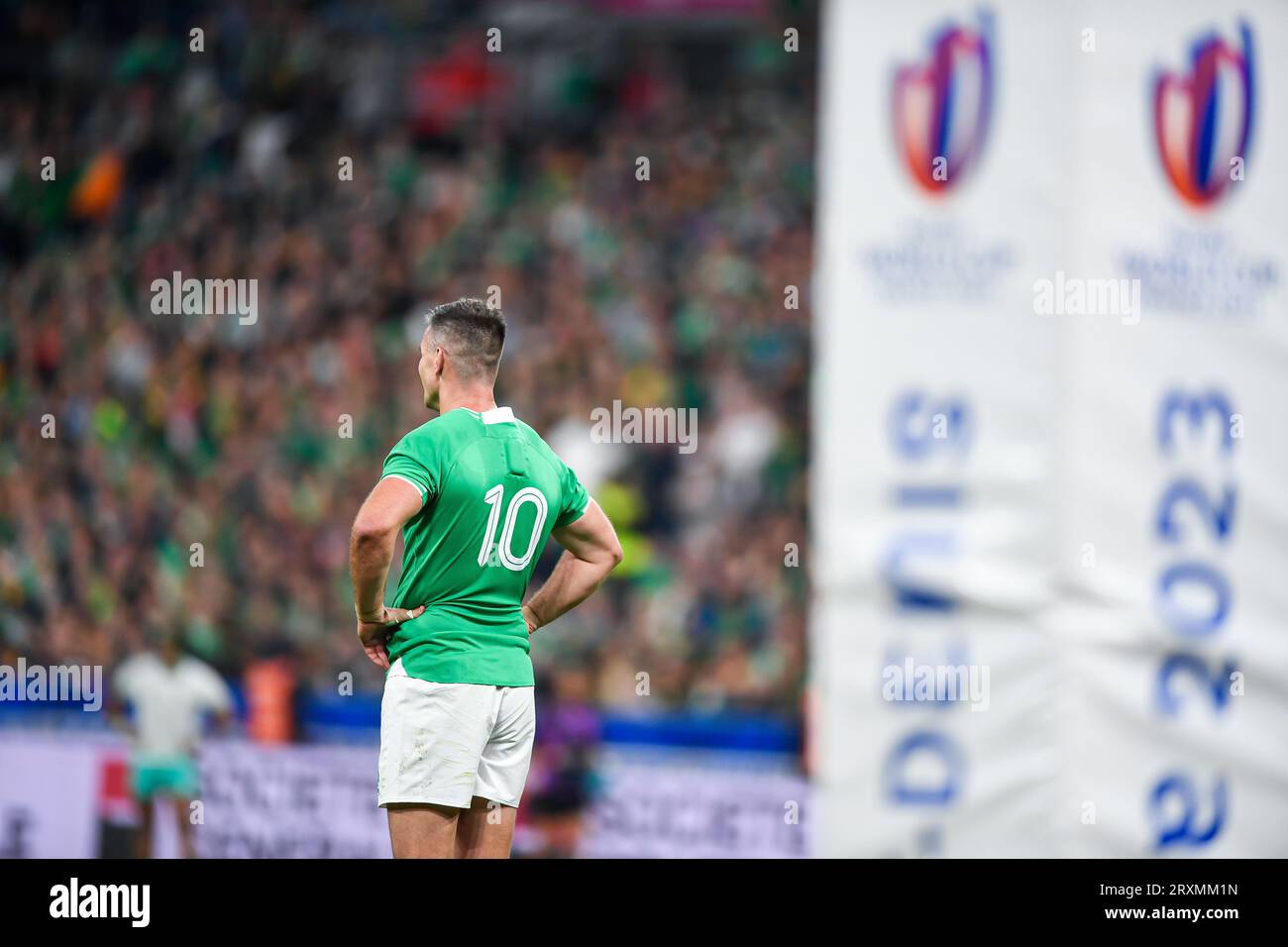 Paris, France. 23rd Sep, 2023. Jonathan Johnny Sexton (number 10) from ...
