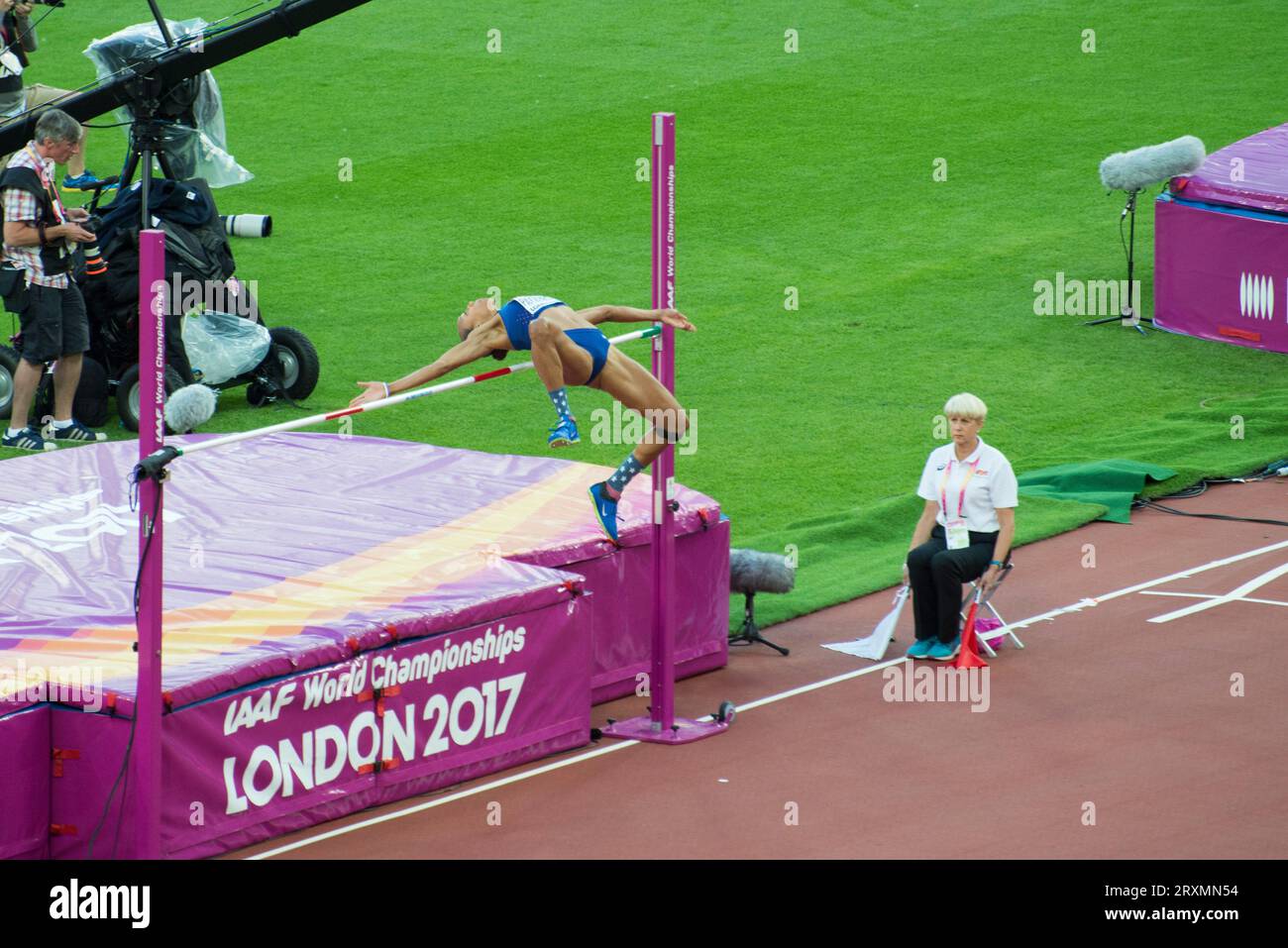 Women's High Jump - London 2017 World Athletics Championship Stock ...
