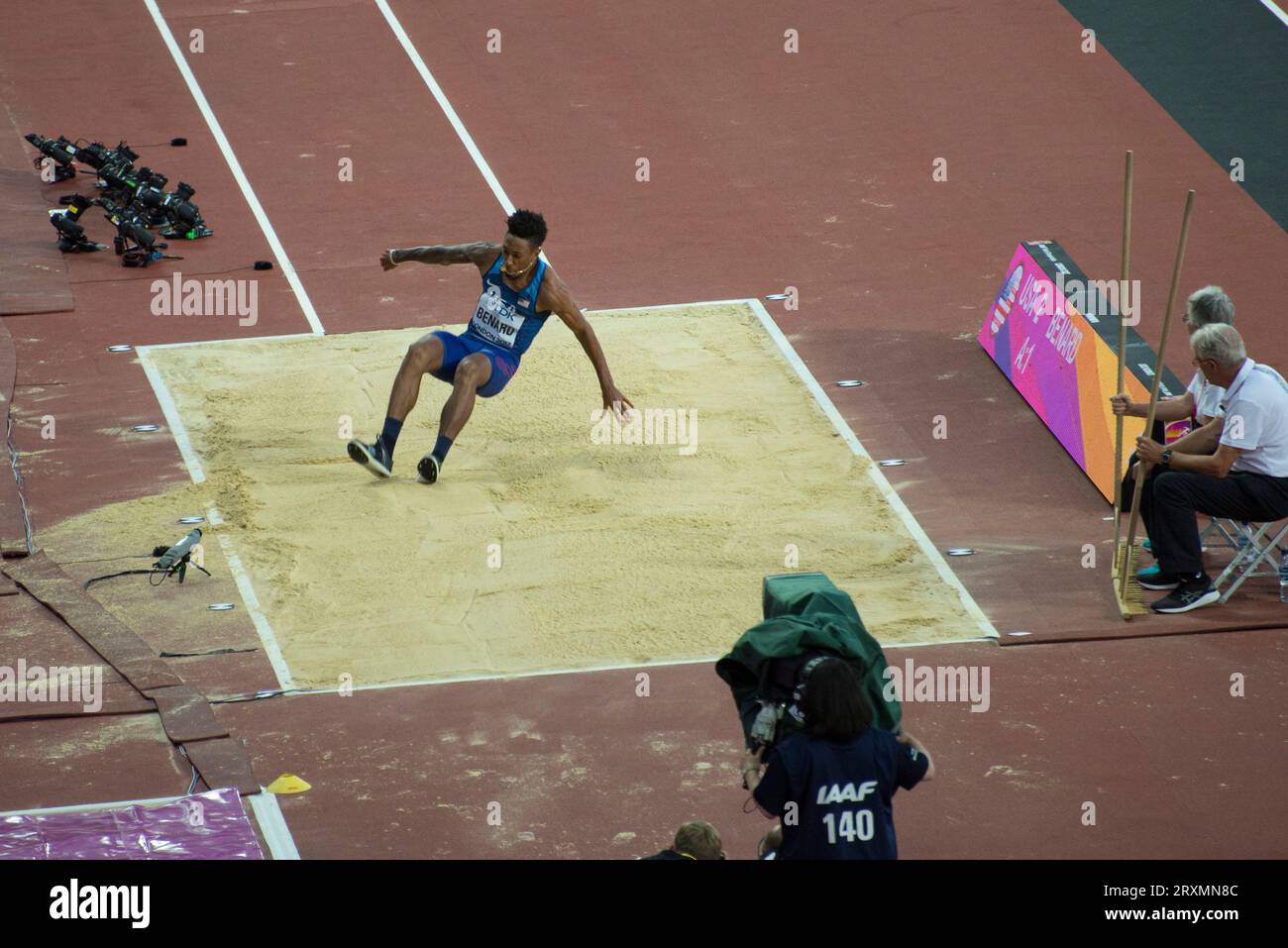Chris Benard - Men's triple Jump - London 2017 World Athletics ...