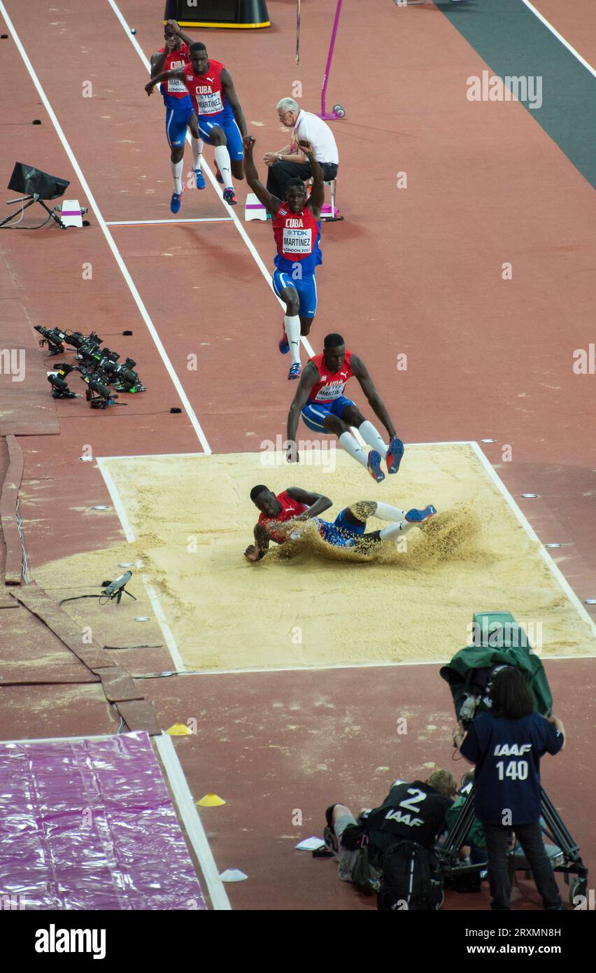 Lazaro martinez triple jump hi-res stock photography and images - Alamy