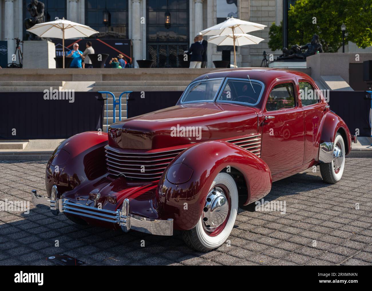 DETROIT, MI/USA - SEPTEMBER 23, 2023: A 1936 Cord 810 car, 1st pop-up ...