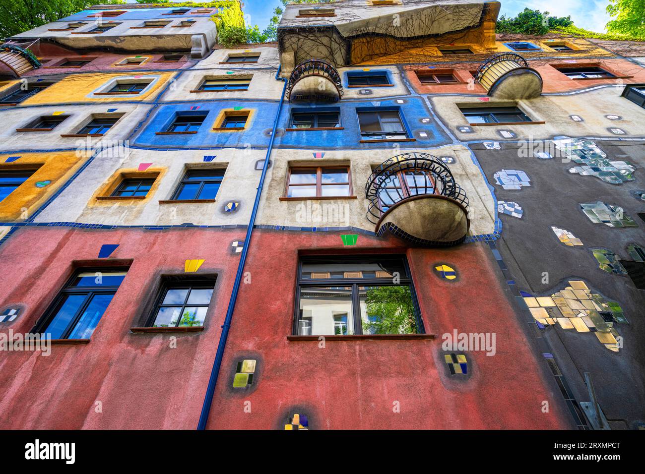 Hundertwasser House, Vienna, Austria Stock Photo - Alamy