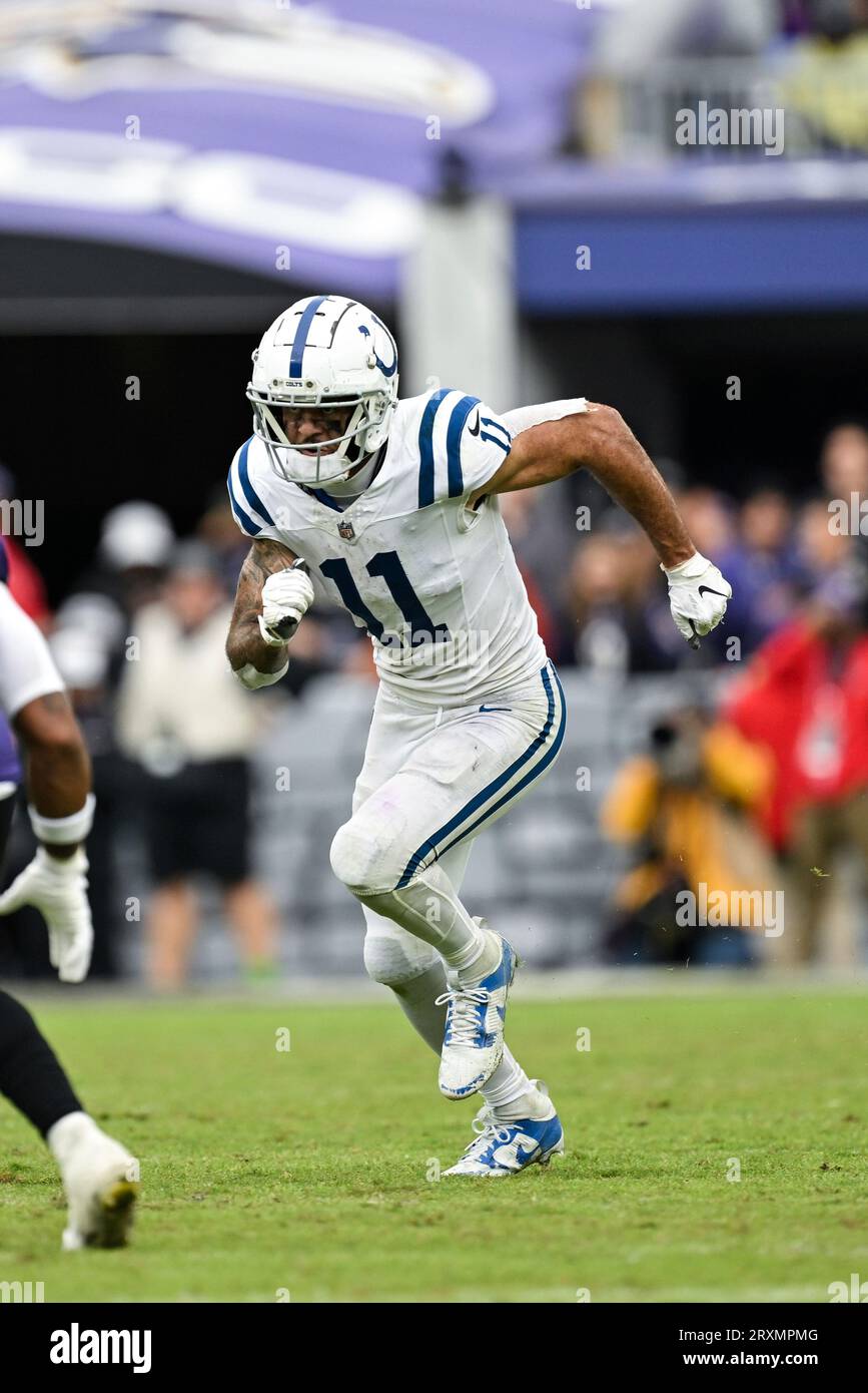 Indianapolis Colts wide receiver Michael Pittman Jr. (11) in action ...