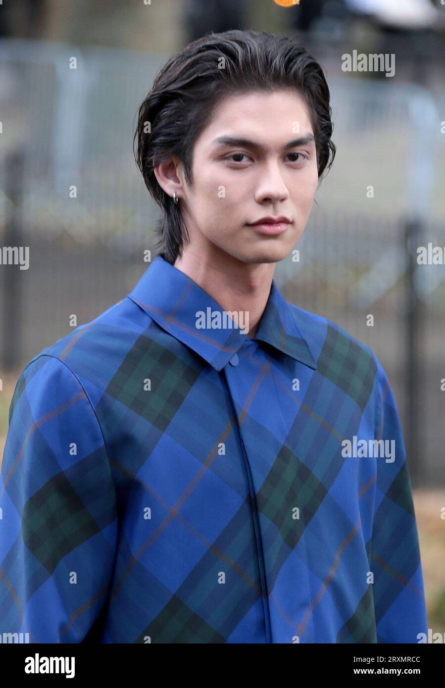 Sep 18, 2023 - London, England, UK - Bright arriving at the Burberry ...