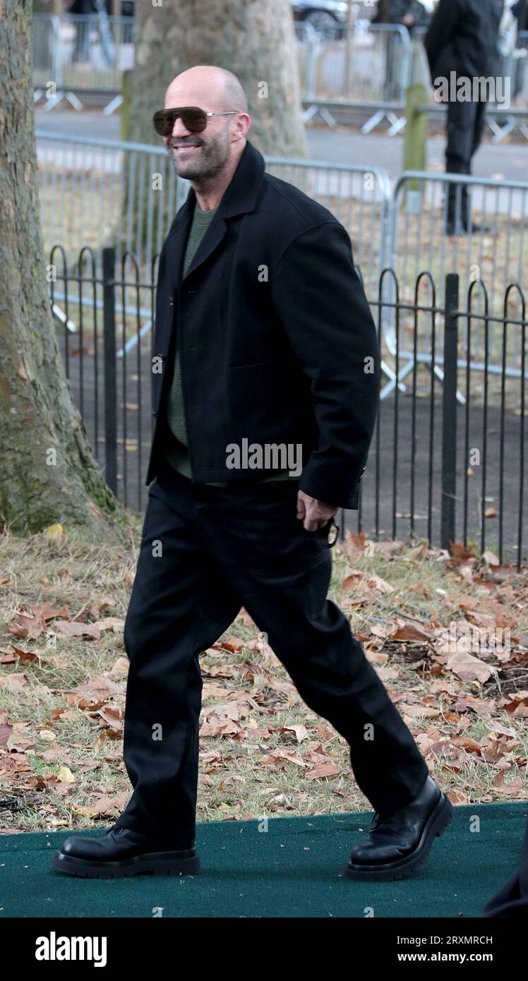 Sep 18, 2023 - London, England, UK - Jason Statham arriving at the ...