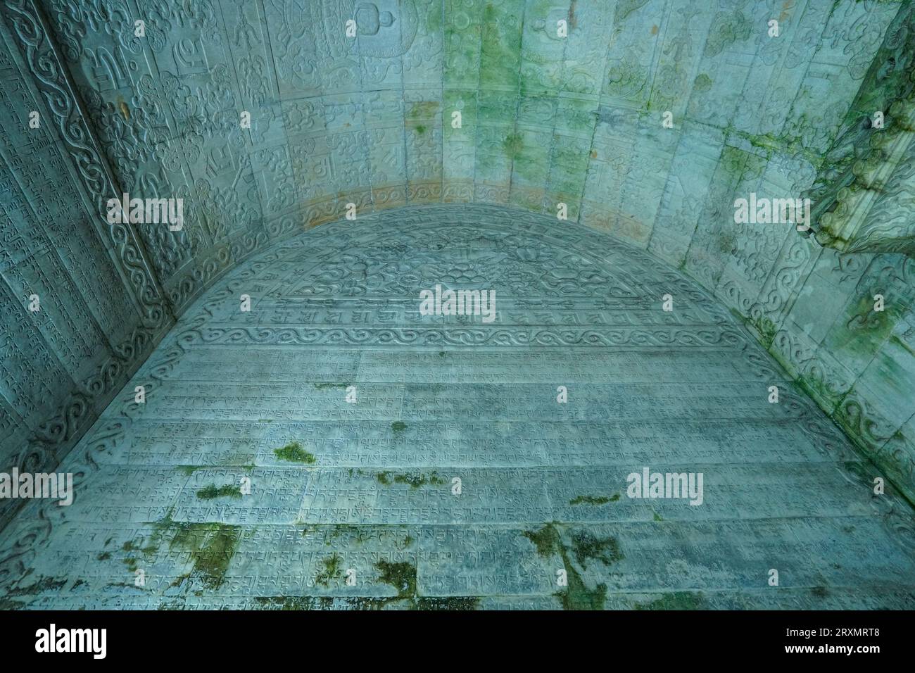Zunhua City, China - April 8, 2023: The underground palace of the tomb ...
