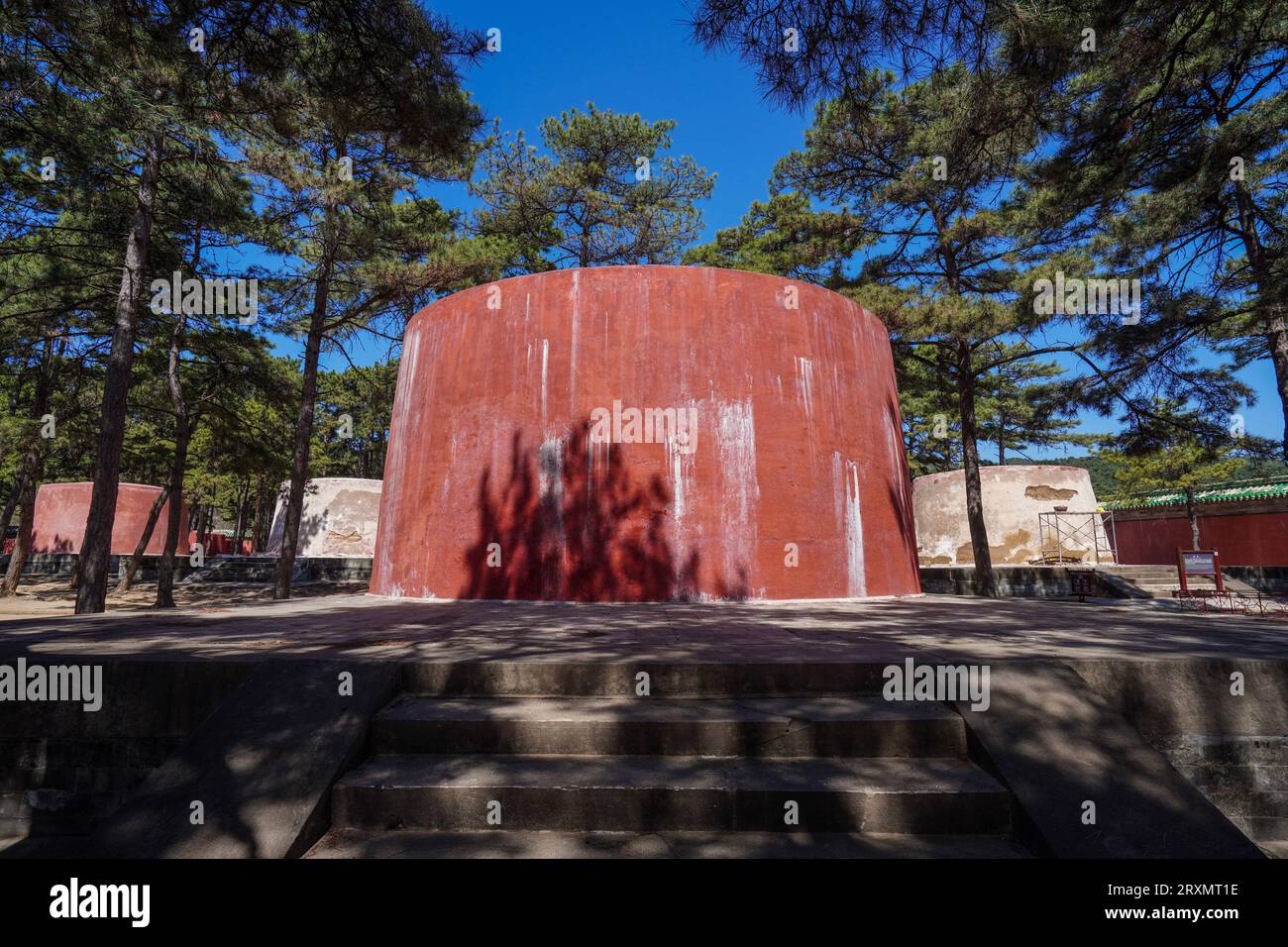 Zunhua City, China - April 8, 2023: The tombs of Emperor Qianlong's ...