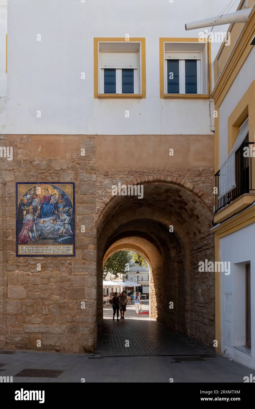 Rota, Cadiz, Spain - September 23, 2023:The 'Puerta de la Villa ...