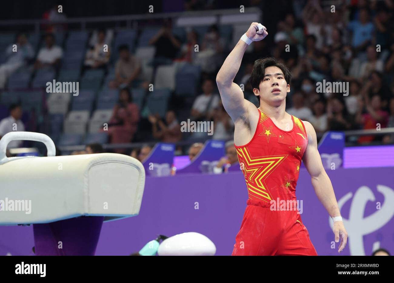 Hangzhou, China's Zhejiang Province. 26th Sep, 2023. Zhang Boheng of ...