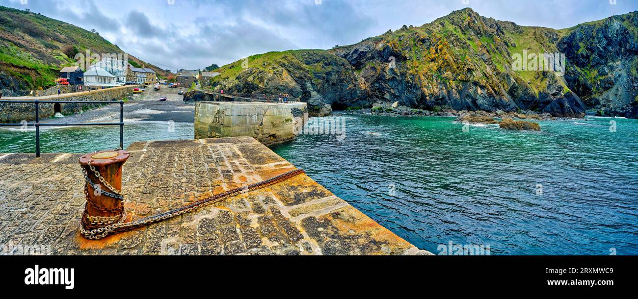 Mullion village hi-res stock photography and images - Alamy