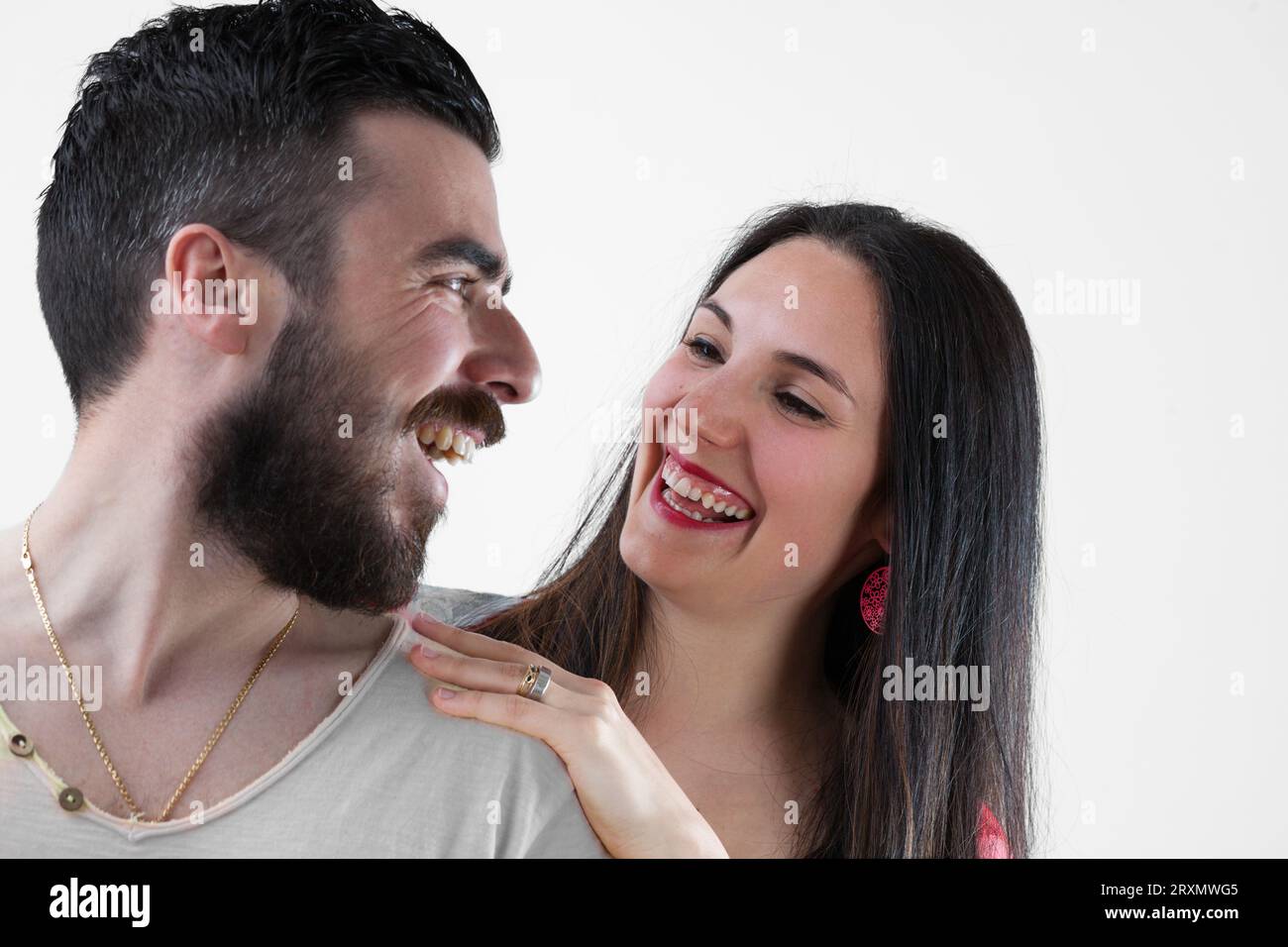 Posing together hi hi-res stock photography and images - Alamy