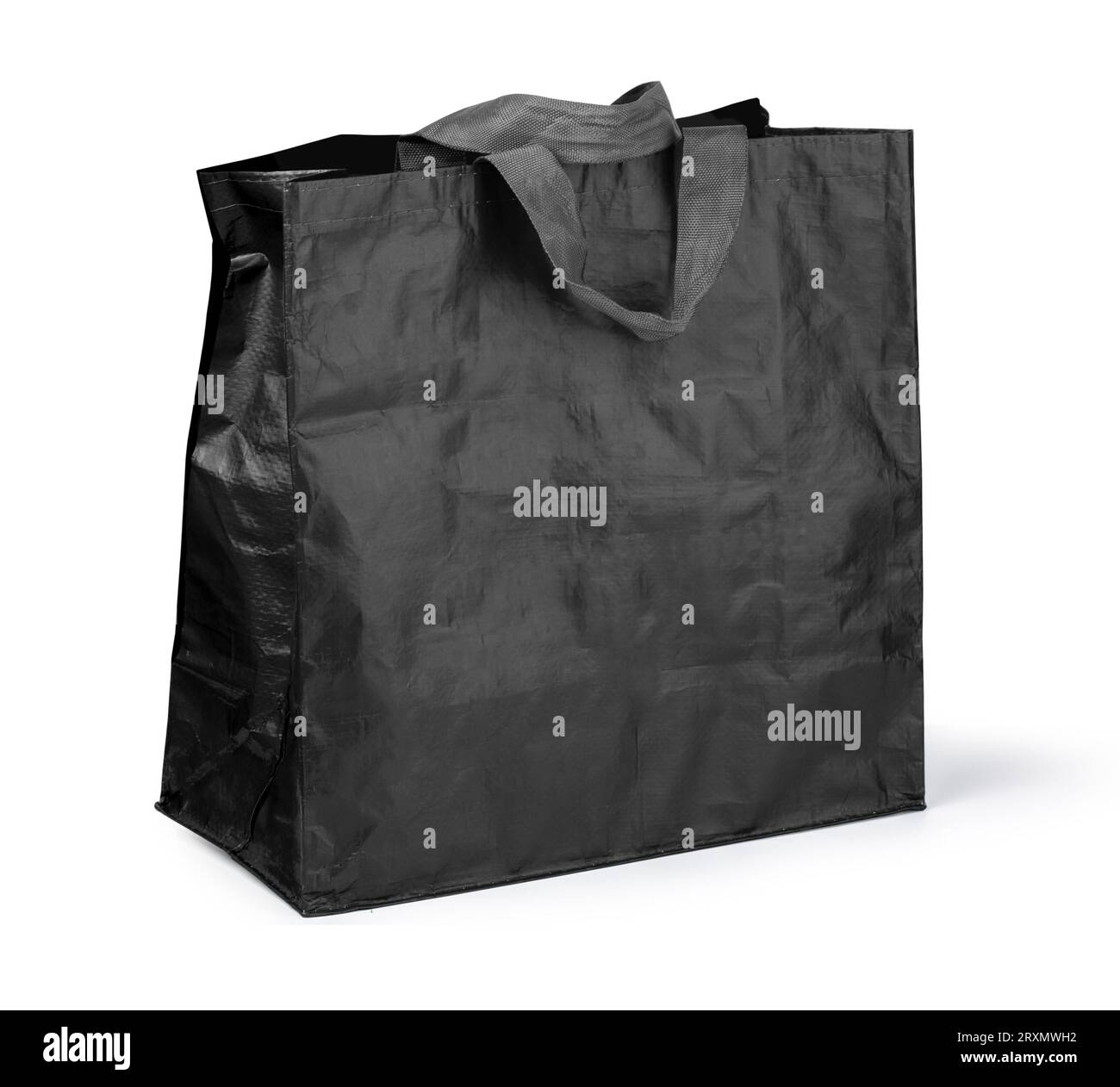 Plastic Bag,black plastic shopping bag, Bag sacking isolated on white ...