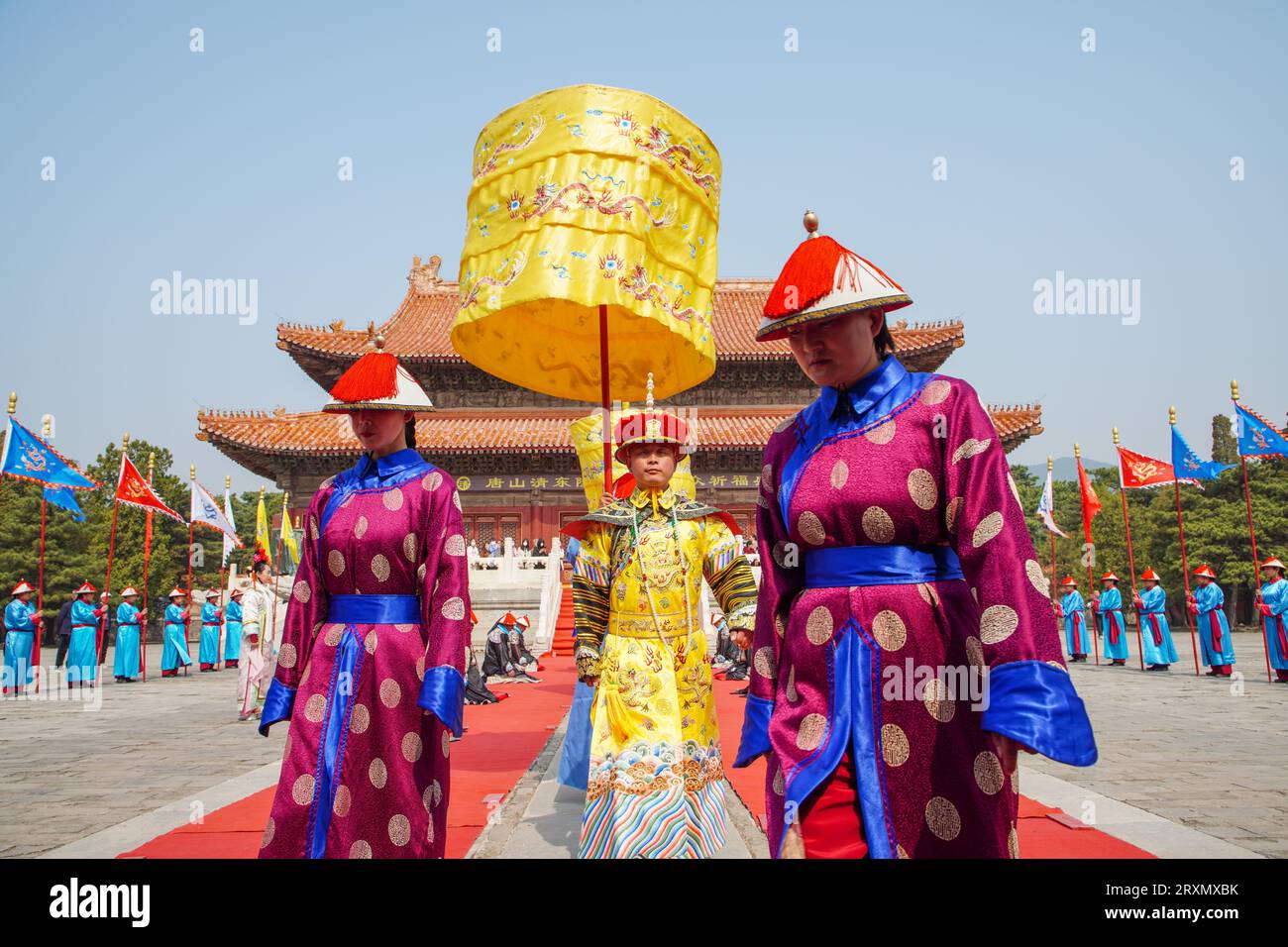 Zunhua City, China - April 9, 2023: The site of the ancient Chinese ...