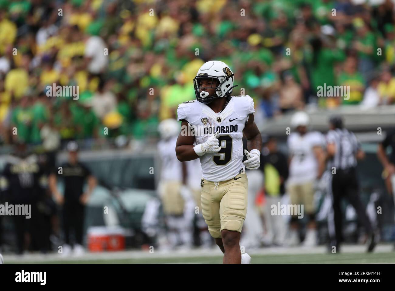 Colorado running back Anthony Hankerson (9) plays during an NCAA ...