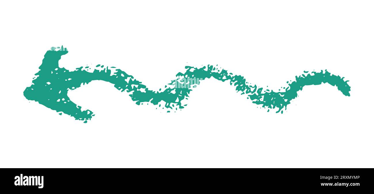 crayon emphasis arrow. Hand drawn green charcoal symbol for hand drawn ...