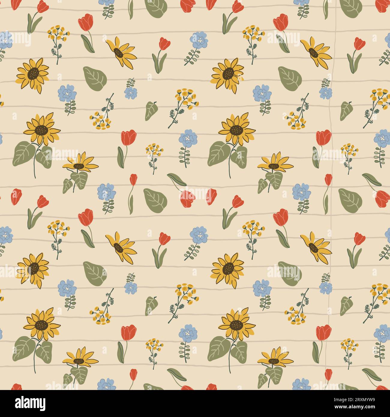 Cottagecore print wallpaper with Delicate Chintz Romantic Meadow ...