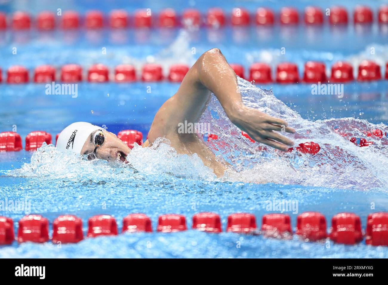 Hangzhou, China's Zhejiang Province. 26th Sep, 2023. Fei Liwei of China ...