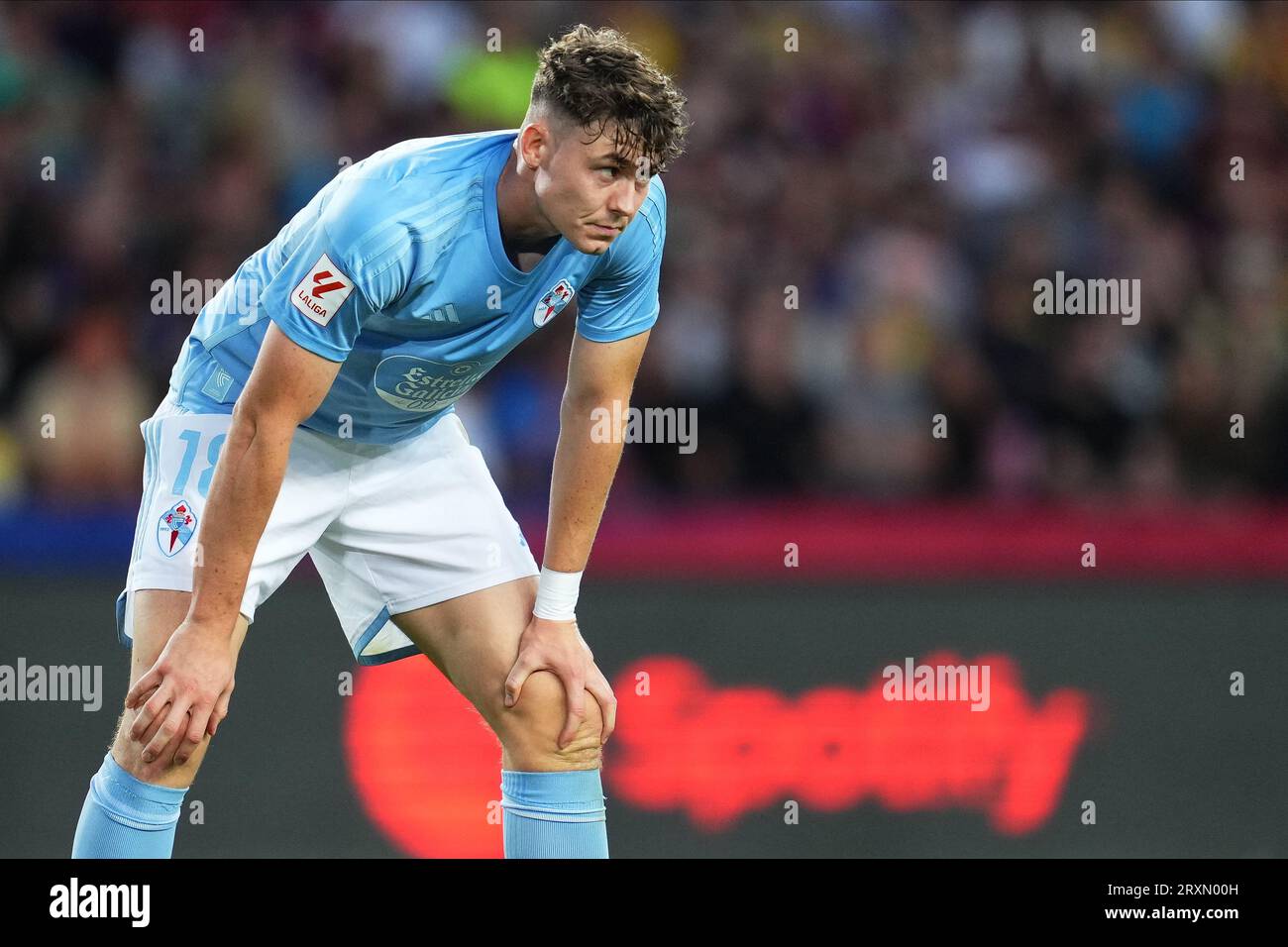 Jorge Strand Larsen of RC Celta during the La Liga EA Sports match ...