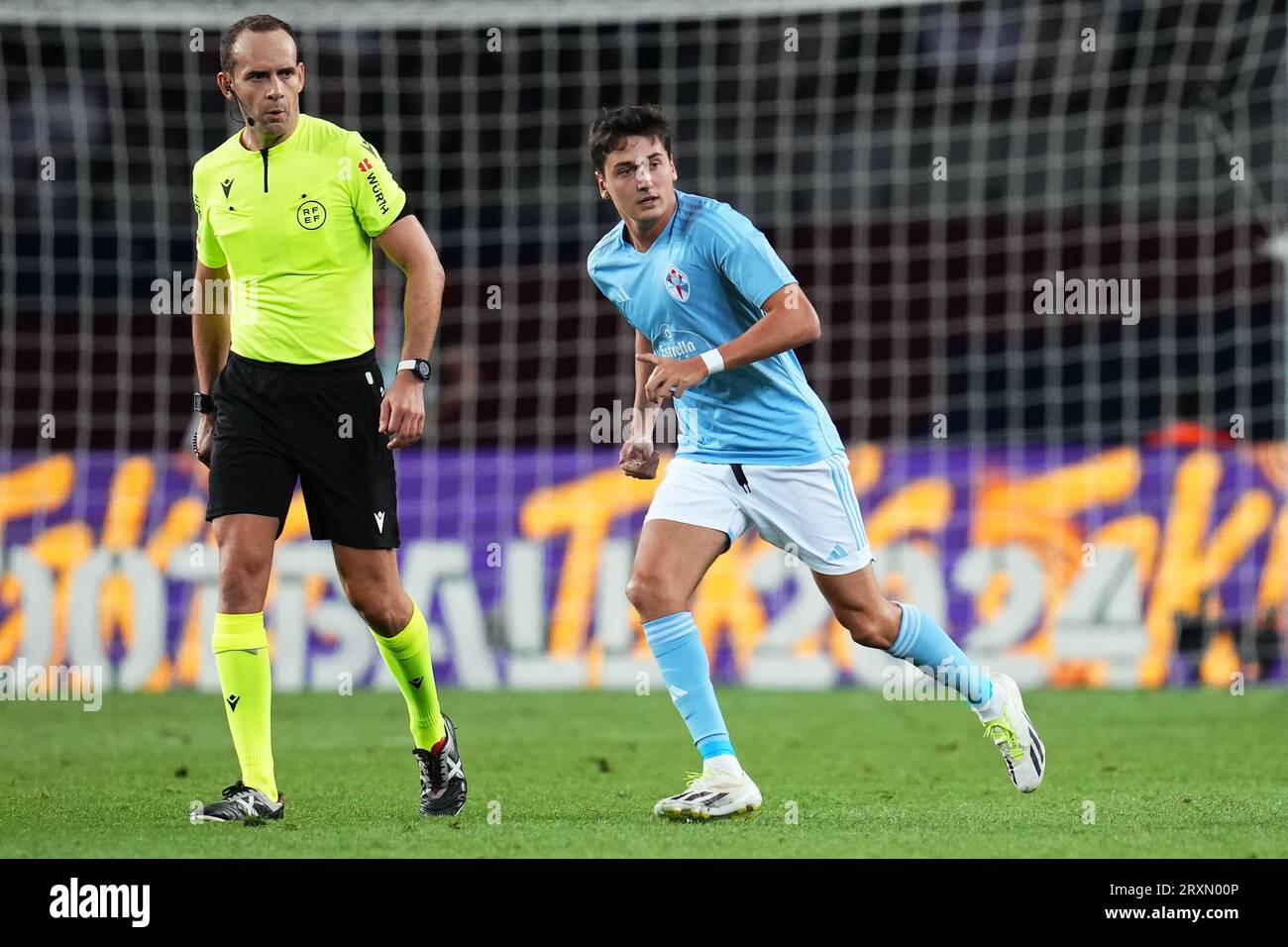 Carlos Dotor of RC Celta during the La Liga EA Sports match between FC ...