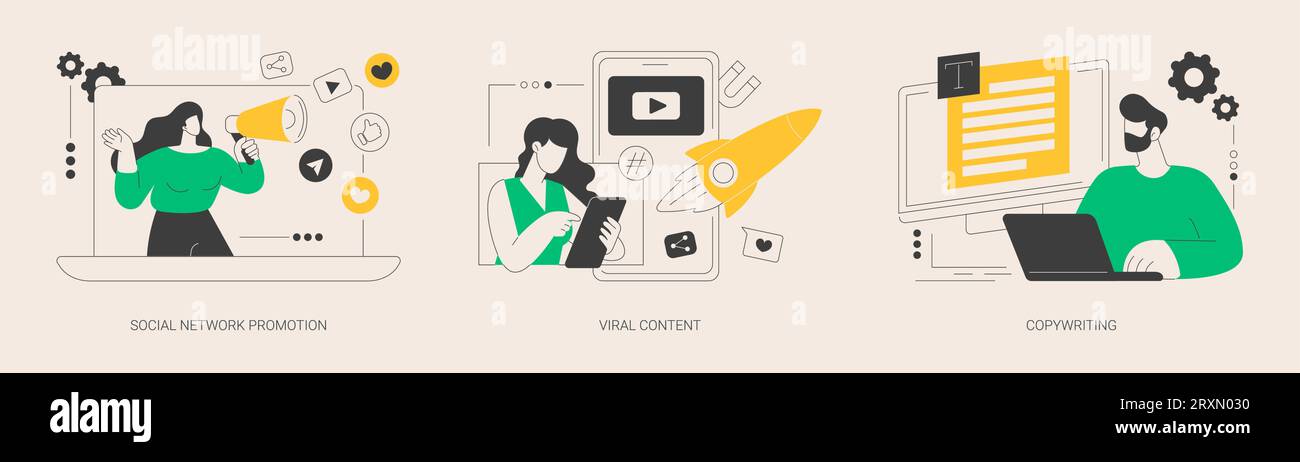 Digital marketing abstract concept vector illustrations Stock Vector ...