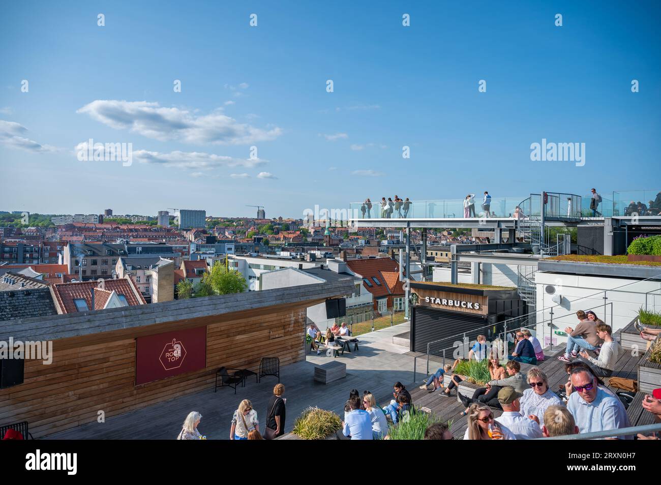 Salling ROOFTOP at Aarhus, Denmark during great weather and daylight ...